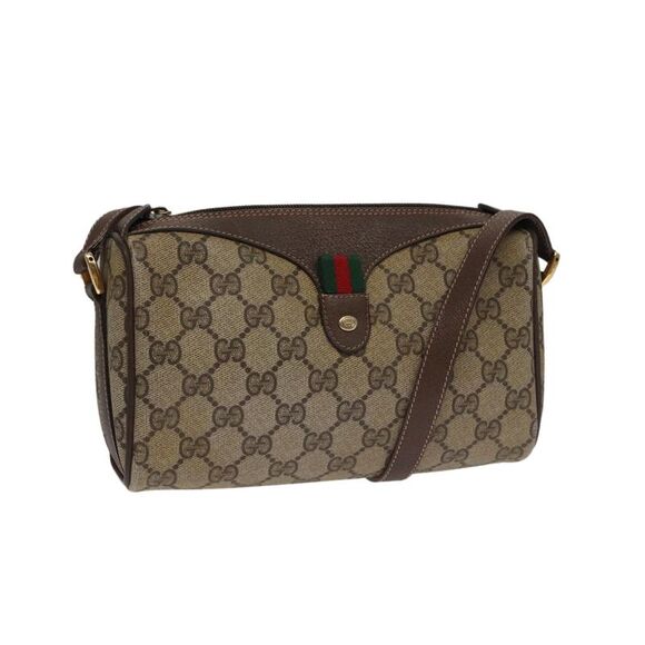Gucci | Bags | Pre Loved Gucci Sherry Canvas Bag With Slight Scratches ...